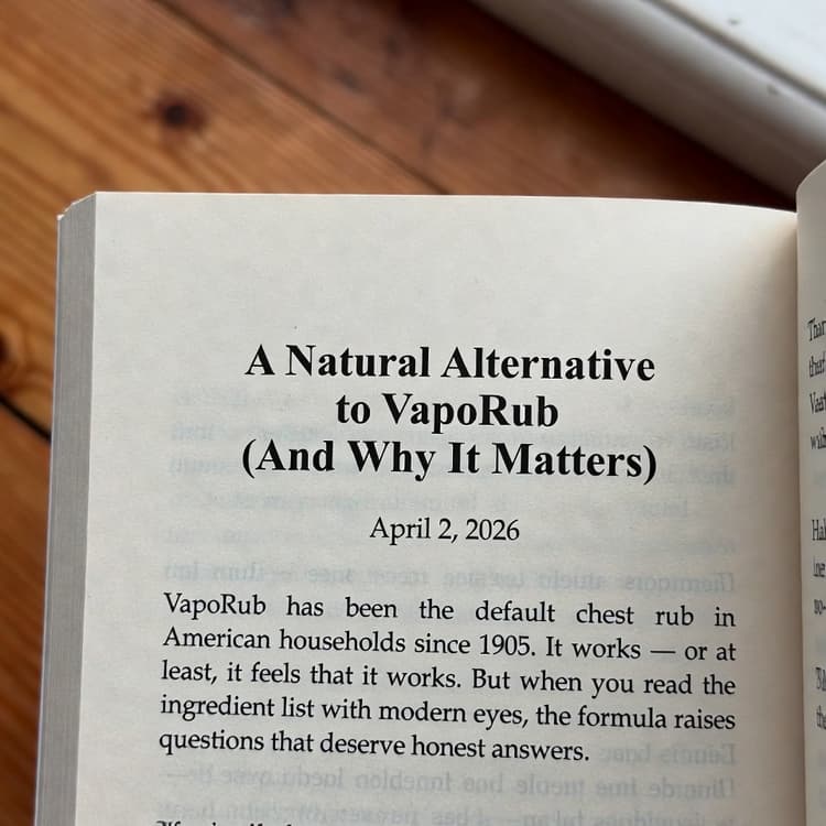 Natural Vicks VapoRub Alternative: Whole-Herb Chest Balm | InVine ...